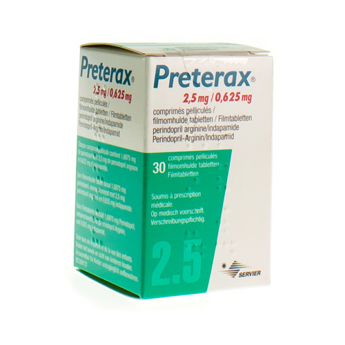 PRETERAX COMP 30 X 2 5 MG 0 625 MG Apotheek Kestens
